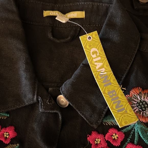 Gianni Bini | Jackets & Coats | Nwt Gianni Bini Black Denim Jacket ...